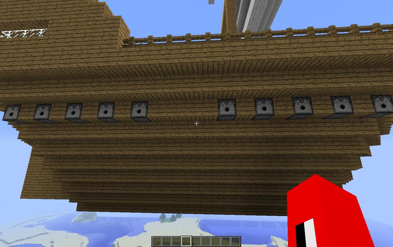 Flying Ship Minecraft Map