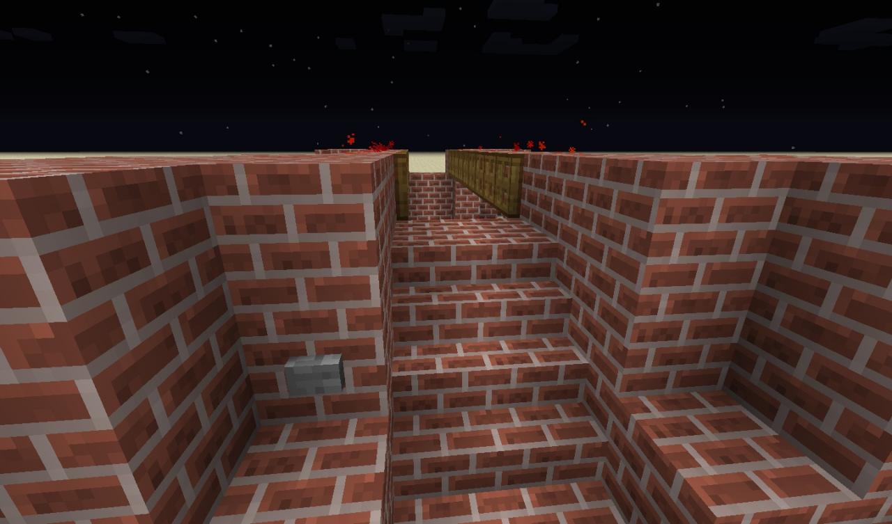 Drawbridge - trapdoors - redstone hidden Minecraft Map