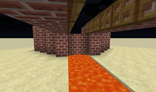 Drawbridge - trapdoors - redstone hidden Minecraft Map