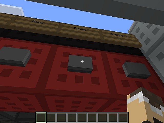 Rock Paper Scissors Minecraft Map