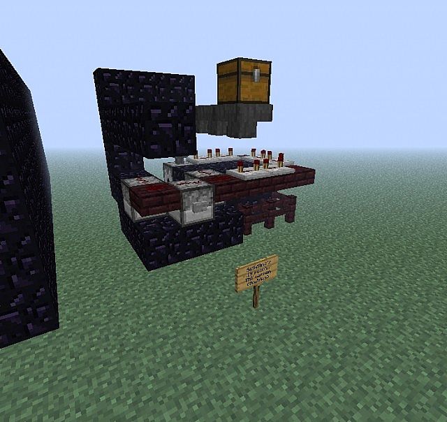 Redstone weapons Minecraft Map