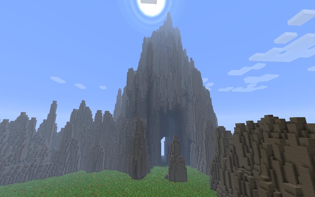 CUSTOM TERRAIN VALLEY!!! Minecraft Map