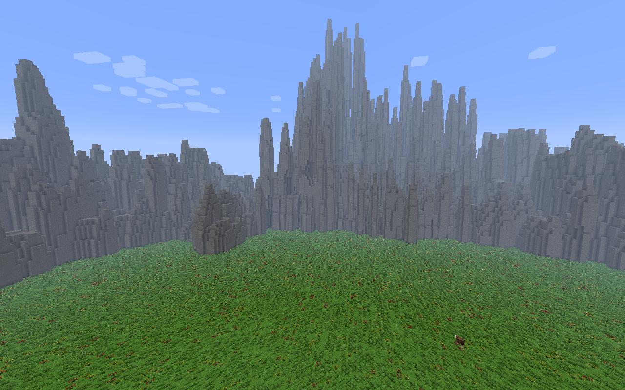 CUSTOM TERRAIN VALLEY!!! Minecraft Map