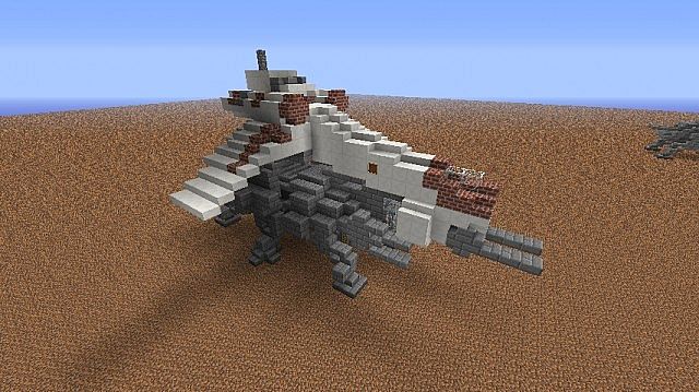 Star Wars Republic LAAT/i, LAAT/c, and AT-TE Minecraft Map