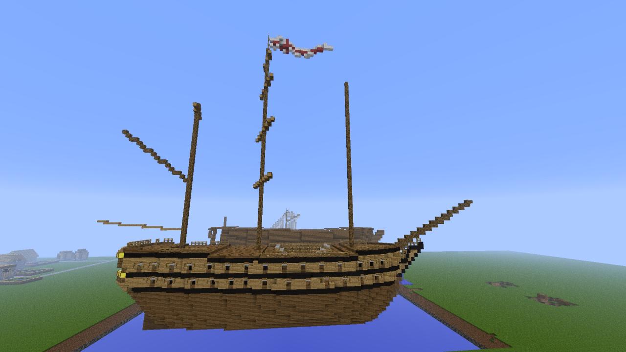 4th rate ship of the line Minecraft Map