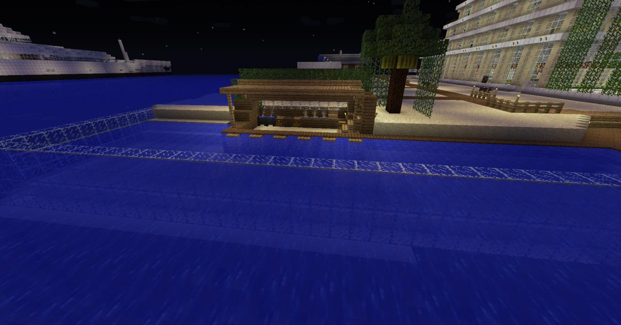 "Creeper" Swim Up Bar Minecraft Map