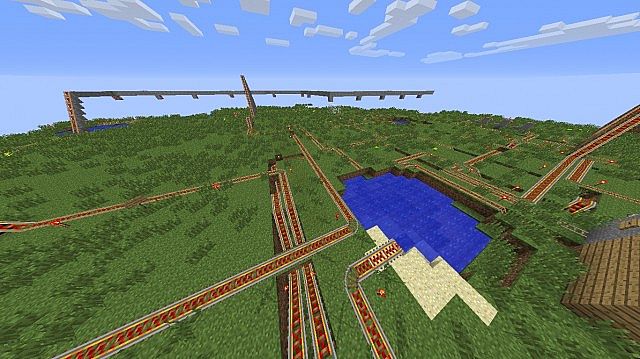 Roller Coaster Minecraft Map