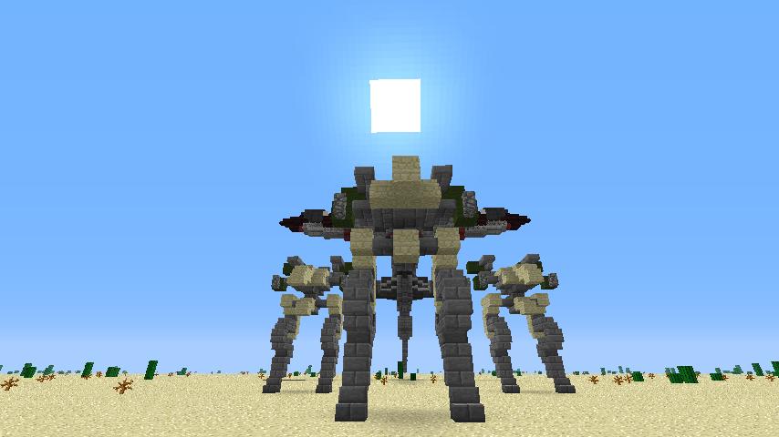 Gekko with Metal Gear RAY (UG) Minecraft Map