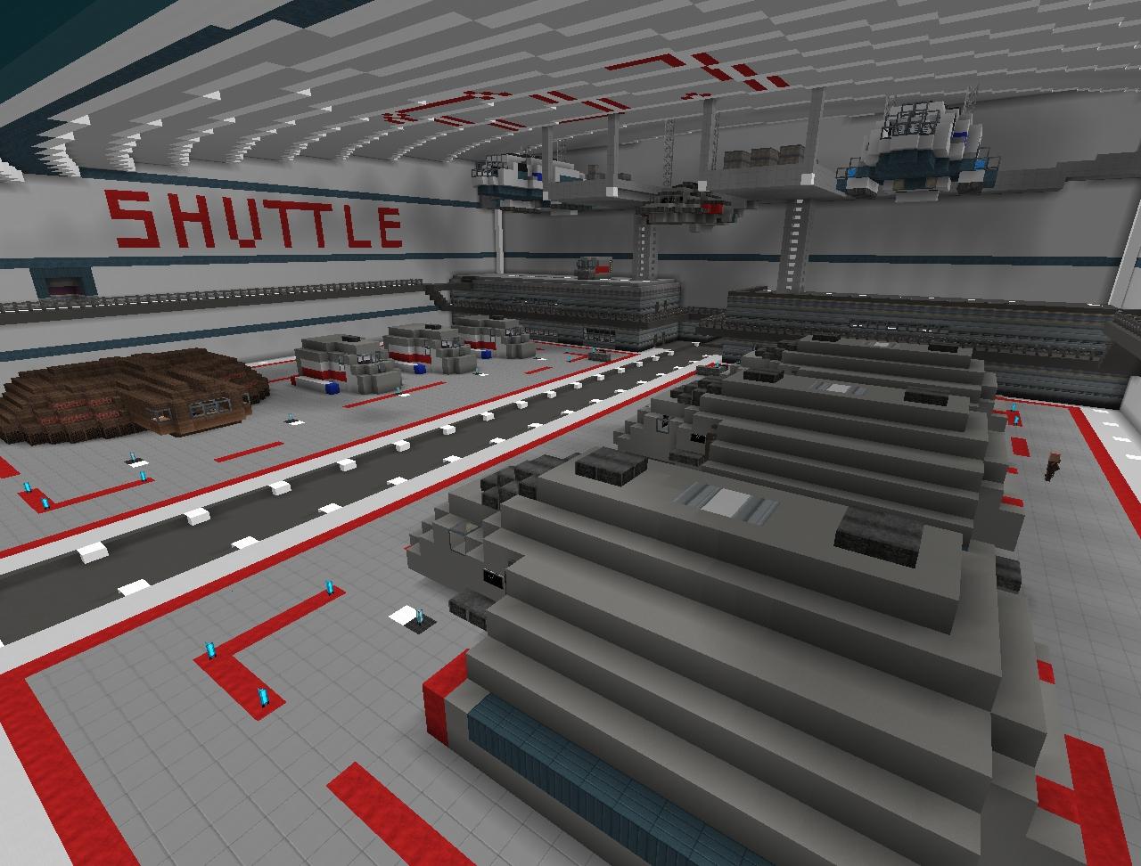 Star Trek starbase + ships [with inside] Minecraft Map