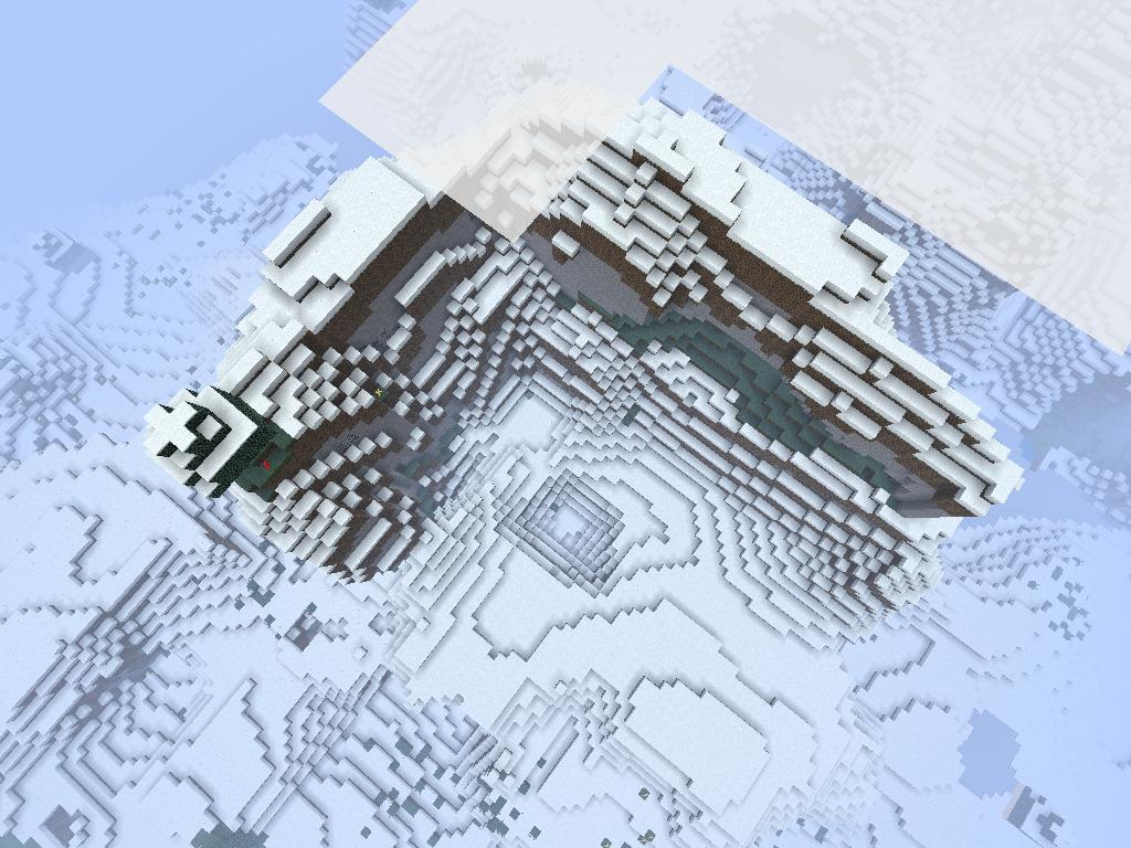 Tundra Super Tall Mountain Minecraft Map