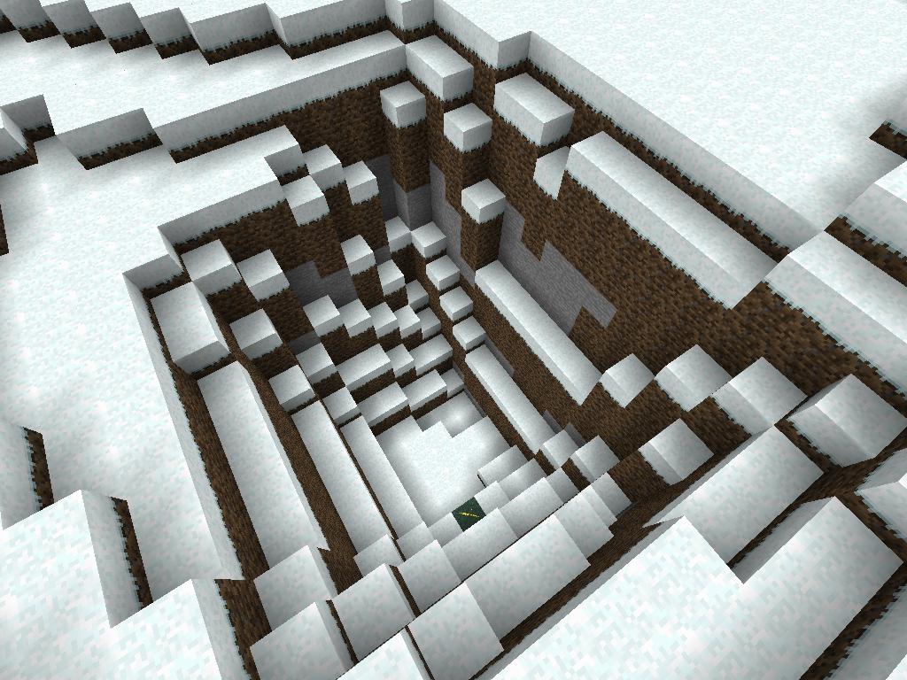 Tundra Super Tall Mountain Minecraft Map