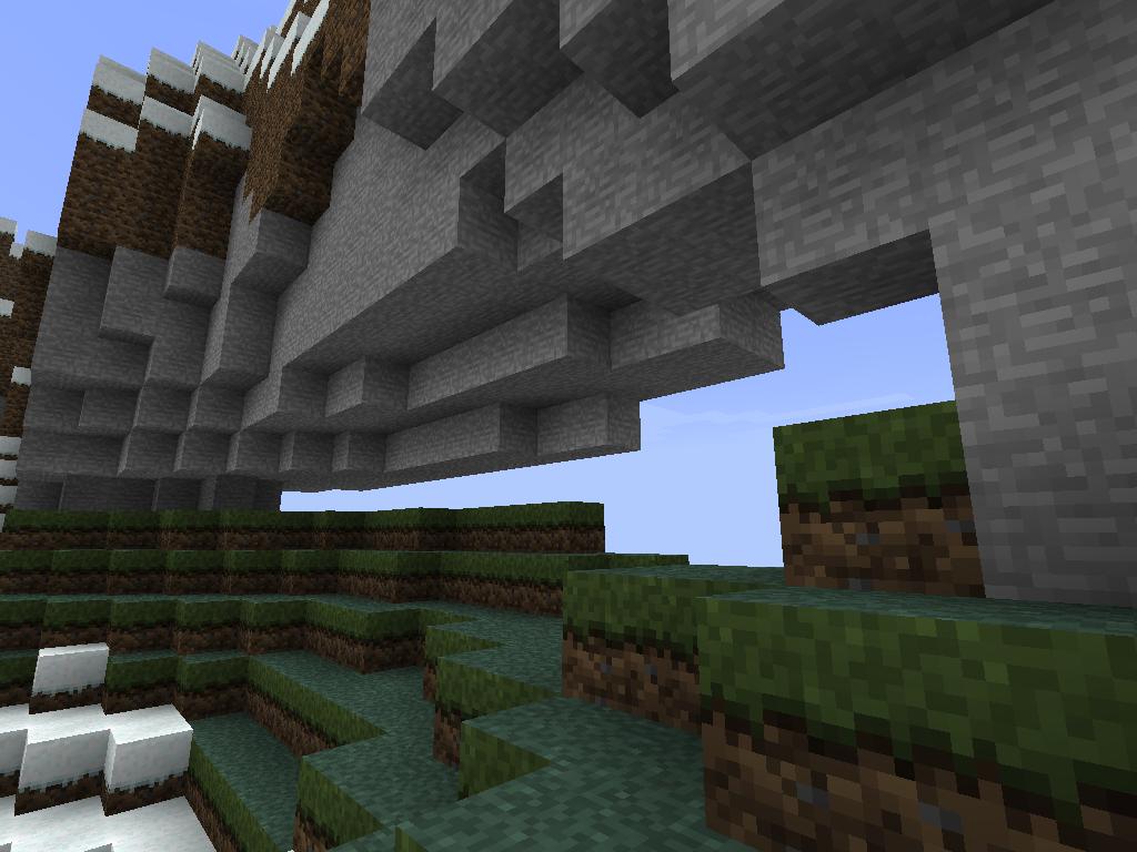 Tundra Super Tall Mountain Minecraft Map