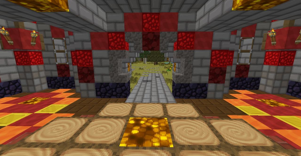 Arena - blue/red team Castles Minecraft Map