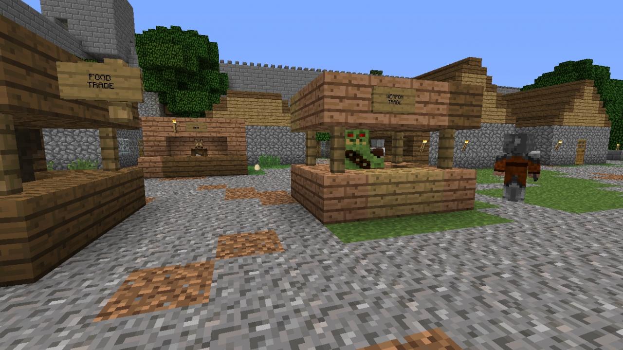 Kingdom (NPC MOD) Survival Minecraft Map