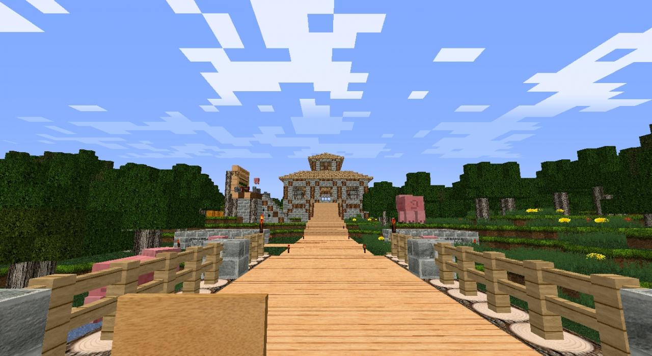 Spawn project. Minecraft Map