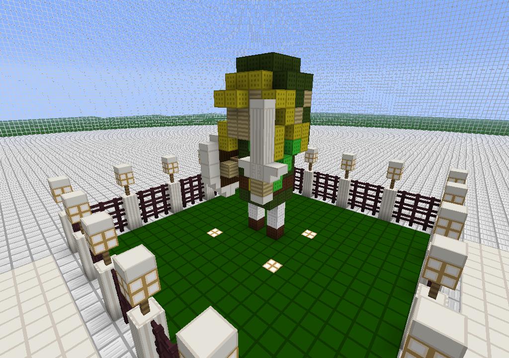 3D Wind Waker Link Minecraft Map