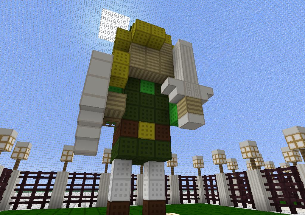 3D Wind Waker Link Minecraft Map