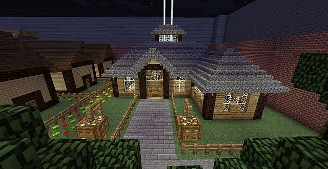variation of random house Minecraft Map