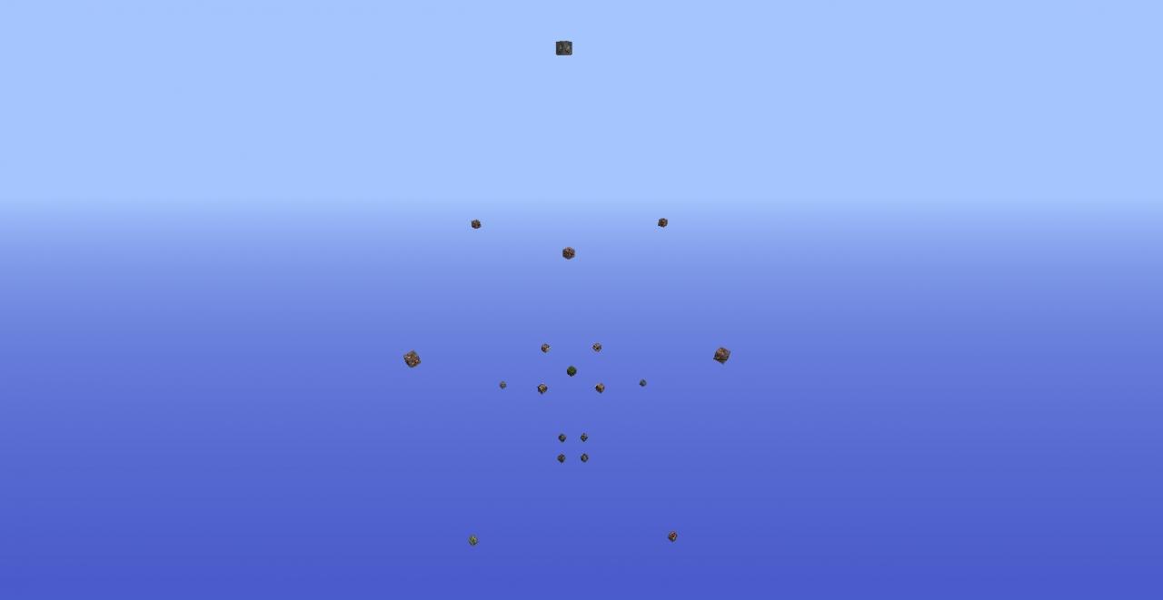 1 block survival skyblock Minecraft Map