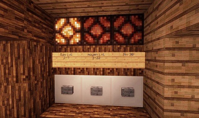 Table Multi-LvL enchanting Minecraft Map