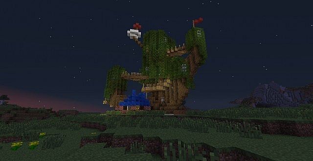 Adventure Time Tree House Minecraft Map