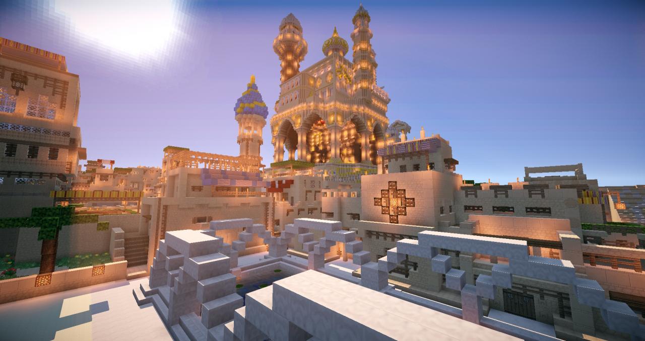 Cube of Persia : Gods' Palace Minecraft Map