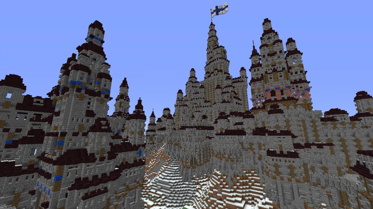 Unnamed citadel (fourth update) Minecraft Map