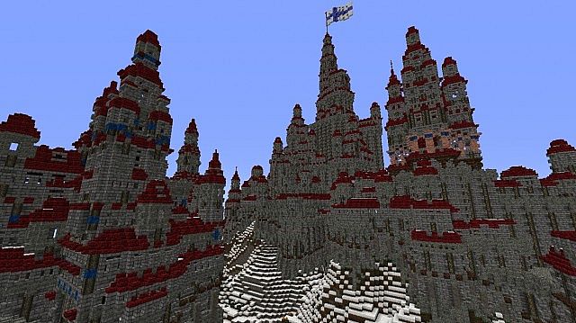 Unnamed citadel (fourth update) Minecraft Map