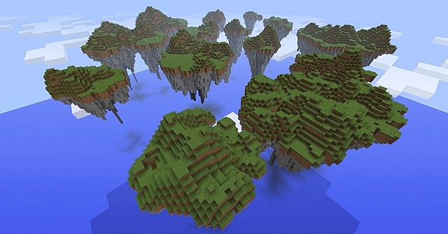 Floating islands Minecraft Map