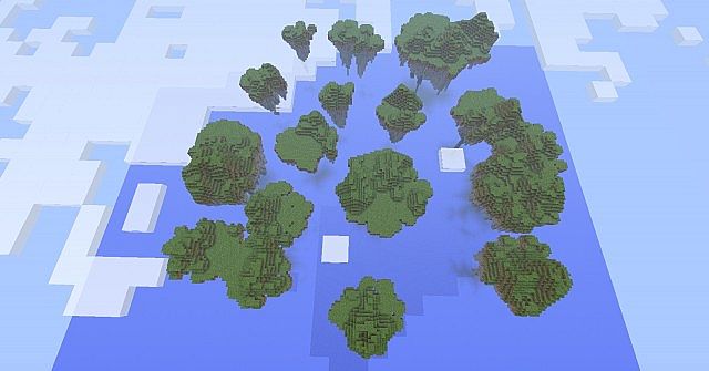 Floating islands Minecraft Map