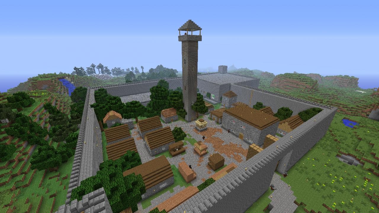 Kingdom (NPC MOD) Survival Minecraft Map