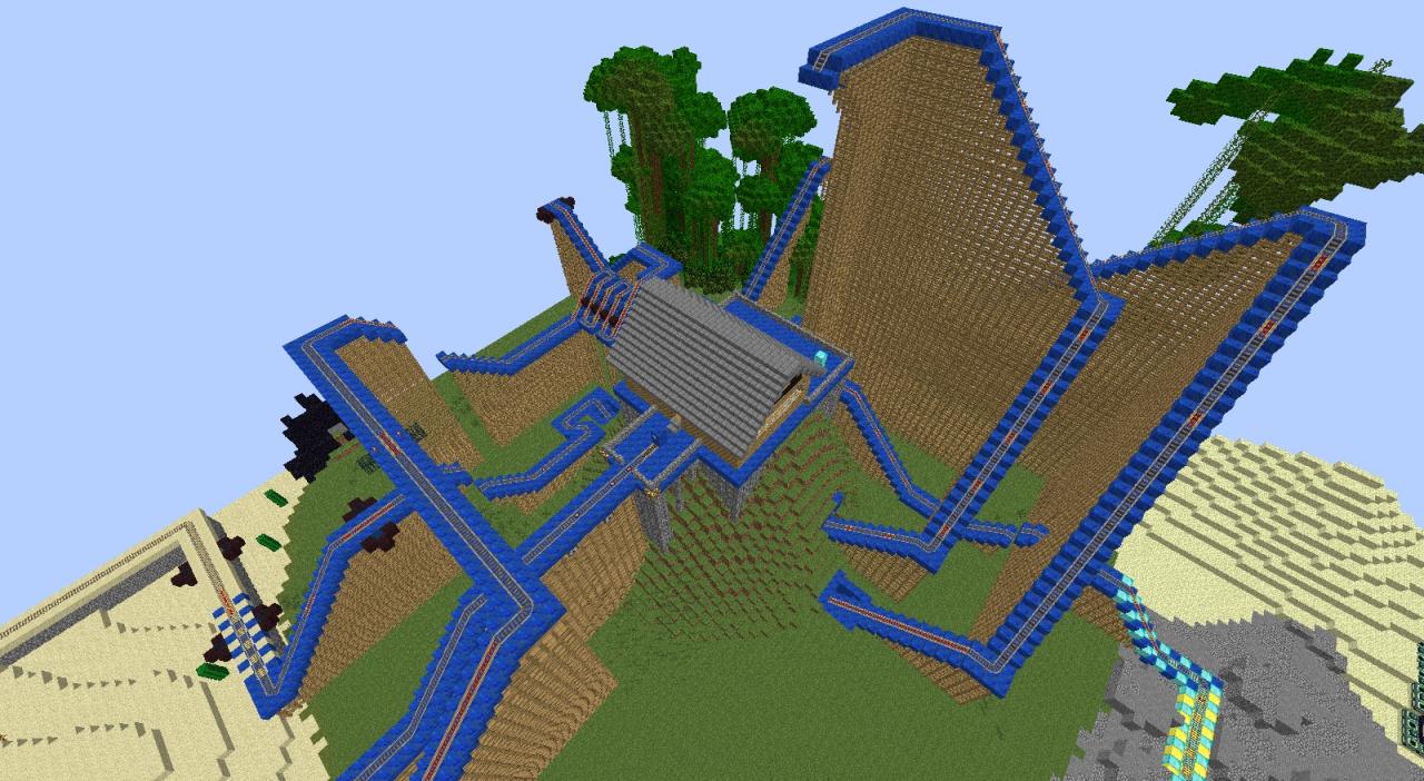 Extreme coaster Minecraft Map