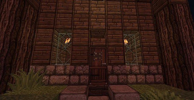 rustic small house Minecraft Map