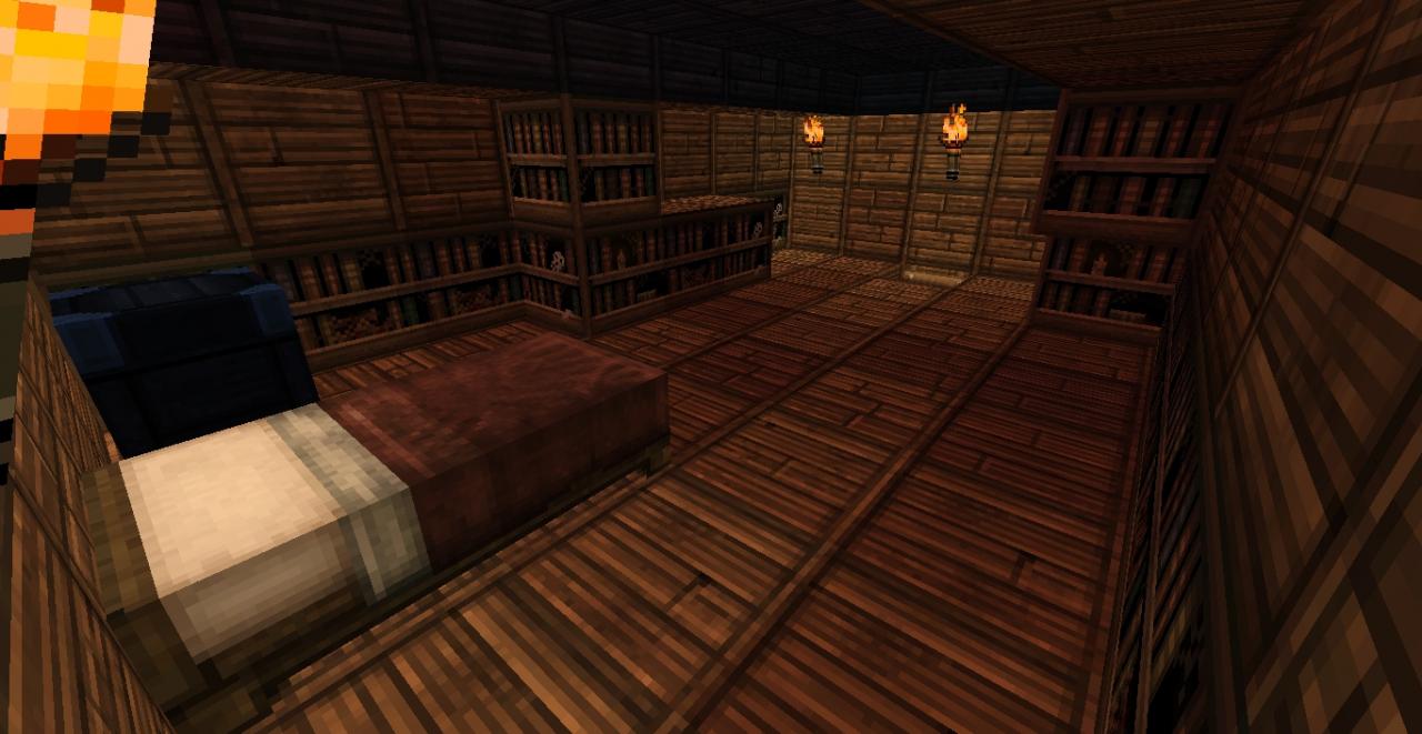 rustic small house Minecraft Map