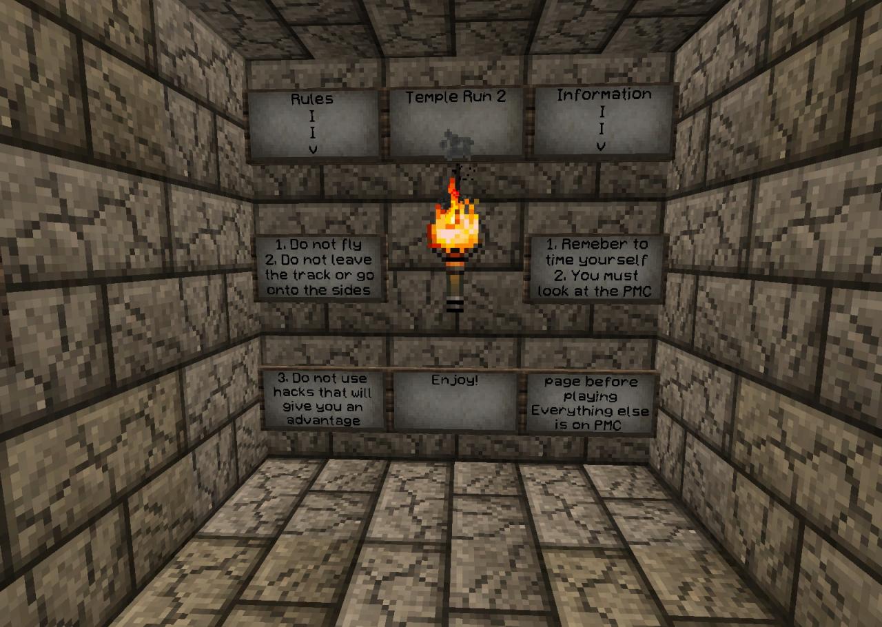 Temple Run 2 Minecraft Map