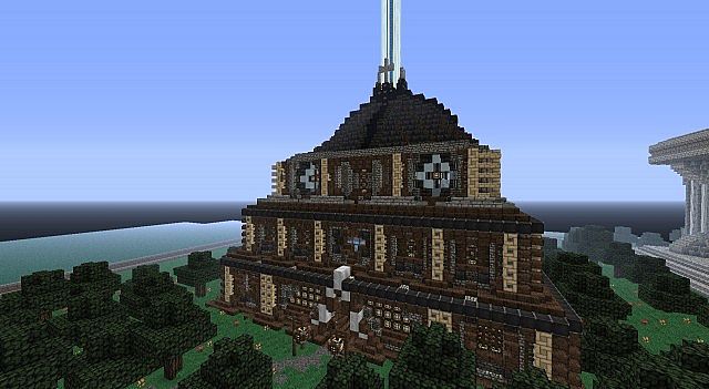 A strange build Minecraft Map