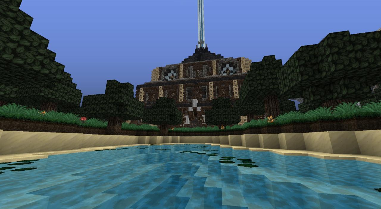 A strange build Minecraft Map