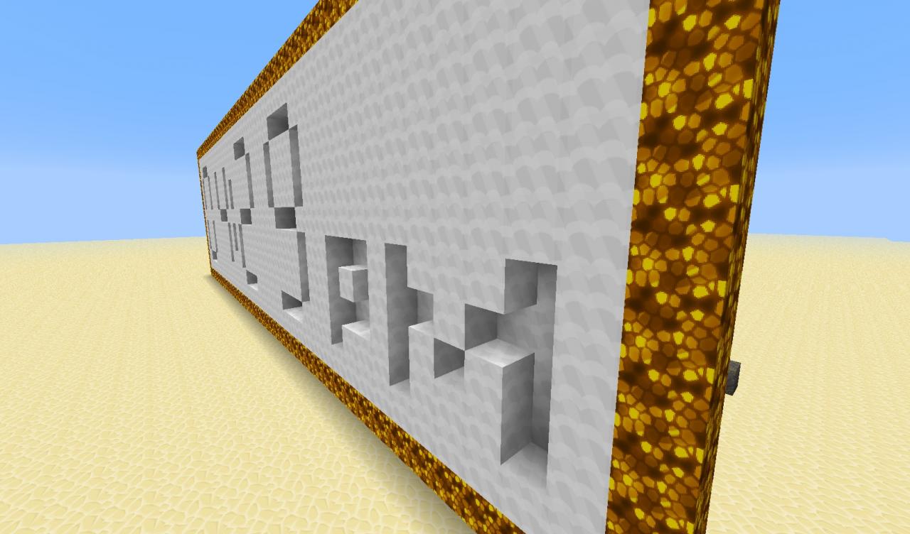 12hr Clock Minecraft Map