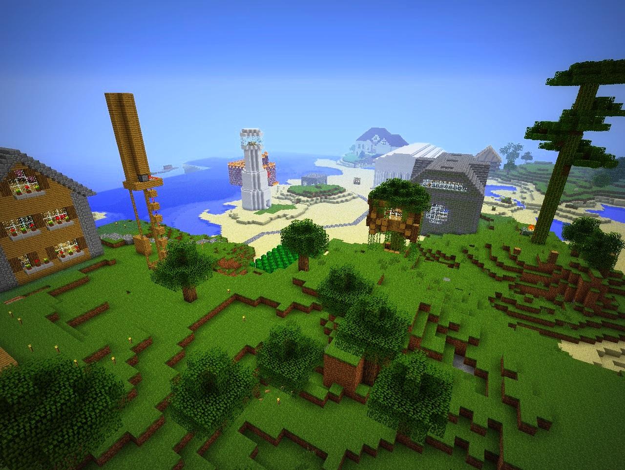 The Land of New Minecraft Map