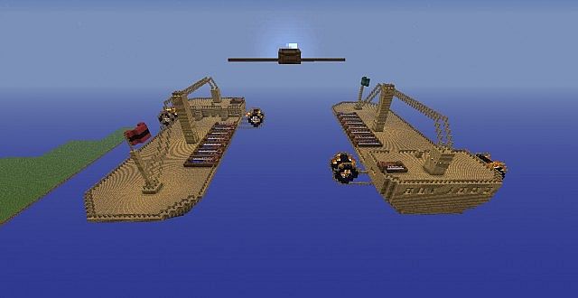 Ship Battle Minecraft Map