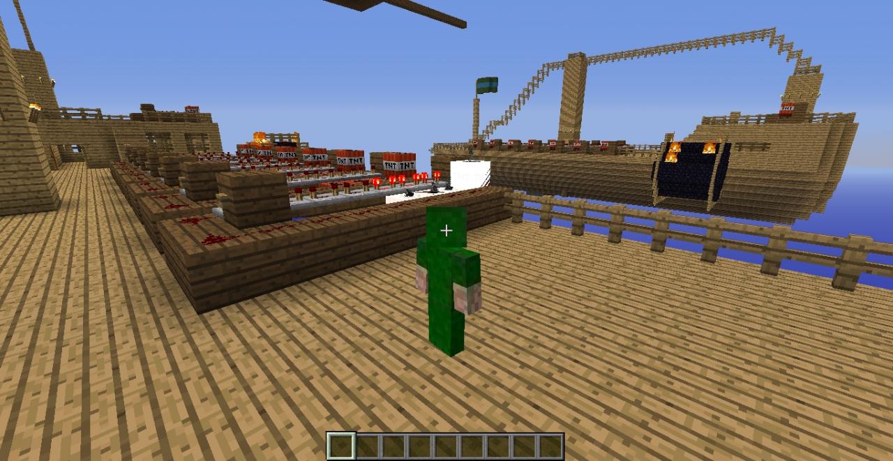 Ship Battle Minecraft Map