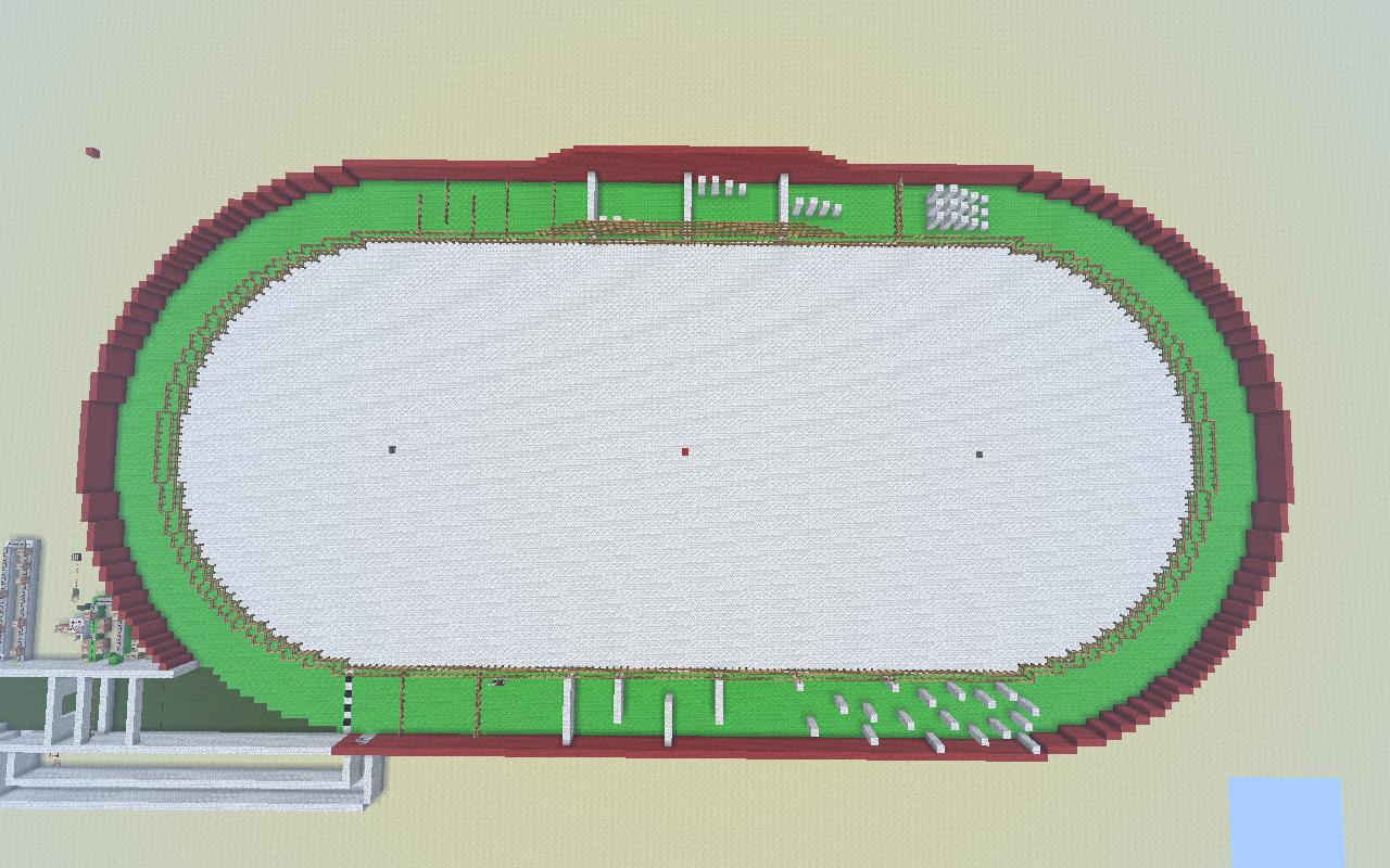 The Really Simple Horse Race Minecraft Map