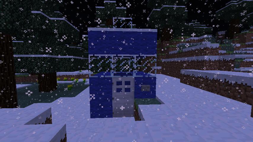 Working TARDIS from Doctor Who Minecraft Map