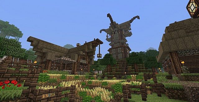 Falcrest Village Minecraft Map