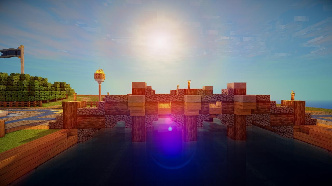 A Simple Bridge Minecraft Map