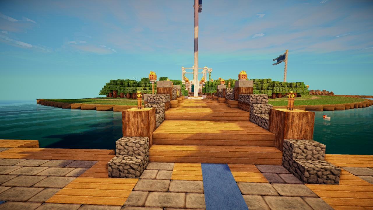 A Simple Bridge Minecraft Map