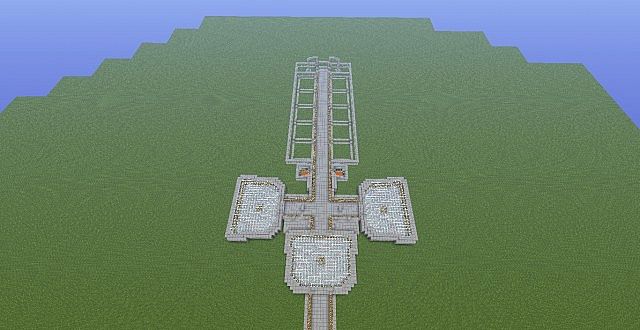 SuperFlat World Server Spawn Minecraft Map