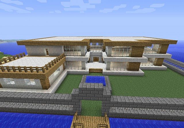 Modern House-Small villa Minecraft Map