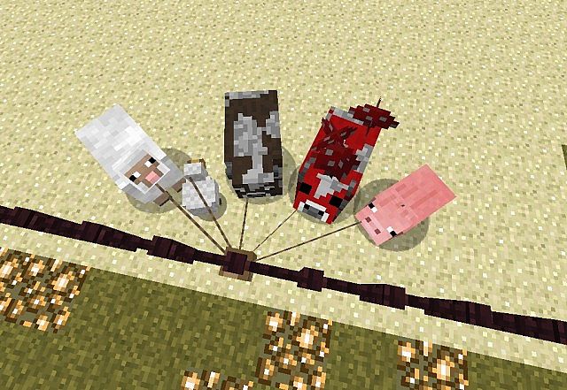 You can use the "lasso" (currently unnamed Item)to "wrangle" animals ...