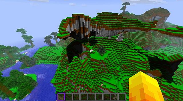 Amazing Cliff Seed! + jungle Minecraft Map